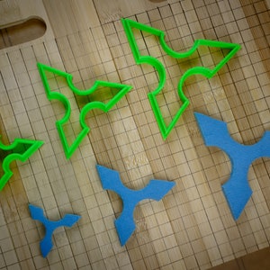 Ninja Star 1 Three Point Throwing Star Shuriken Cookie Cutter Multi ...