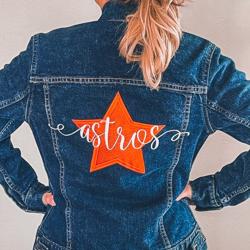 Limited Edition Denim Custom Houston Astros Jacket - Etsy