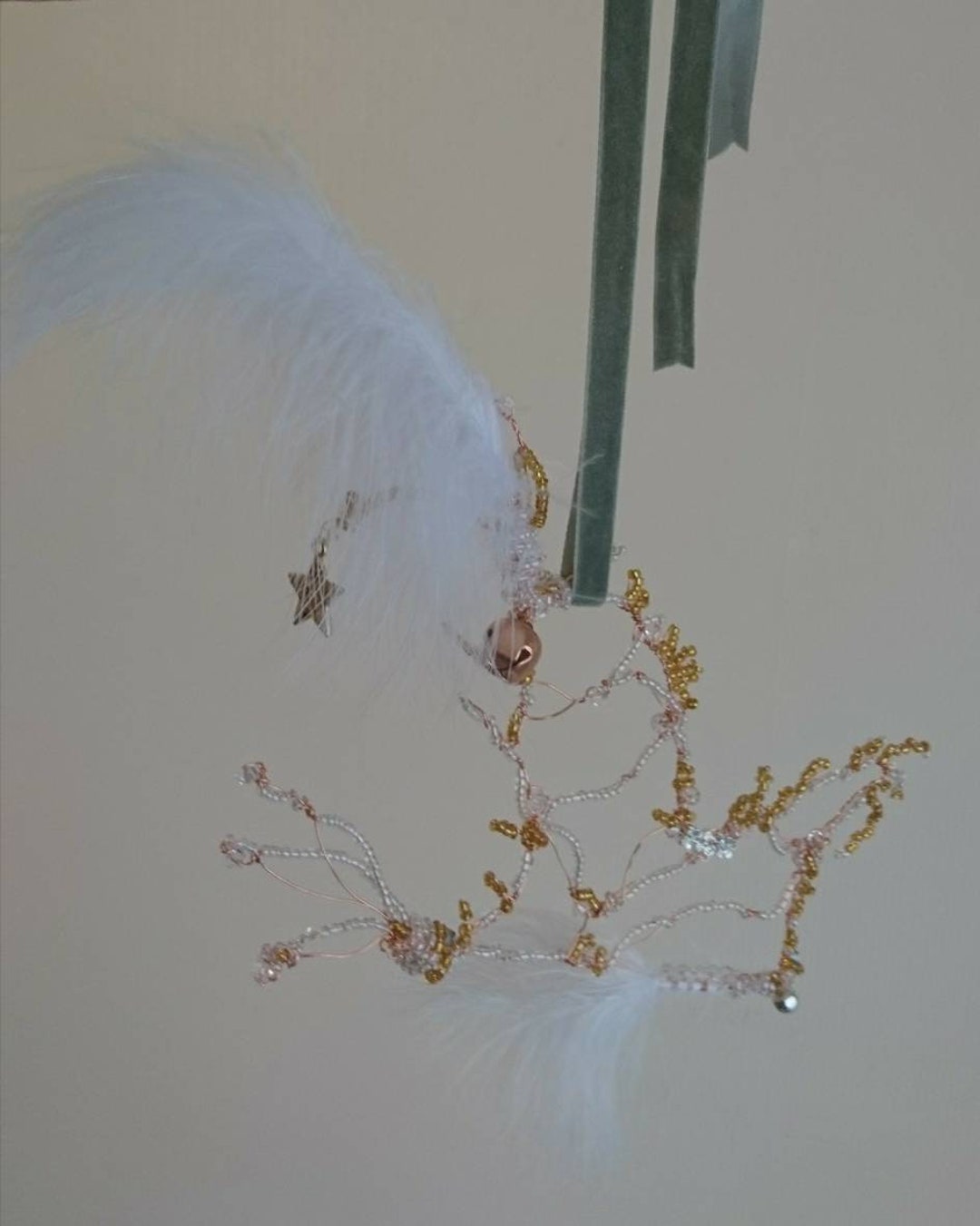 Handmade Crystal Bead Sleigh Ornament: Narnia Christmas Decoration - Etsy