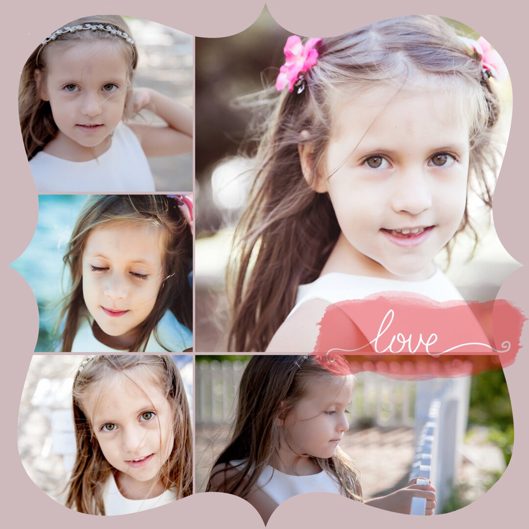 30x30 Story Board Collage Templates for Photographers Blog - Etsy