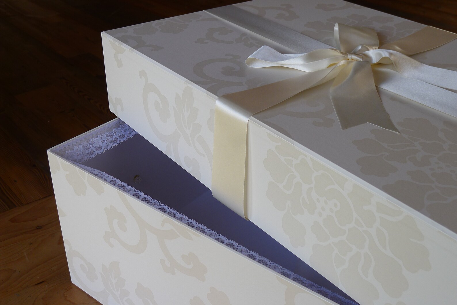Extra Large Wedding Dress Storage Box in Endsleigh Ivory to - Etsy