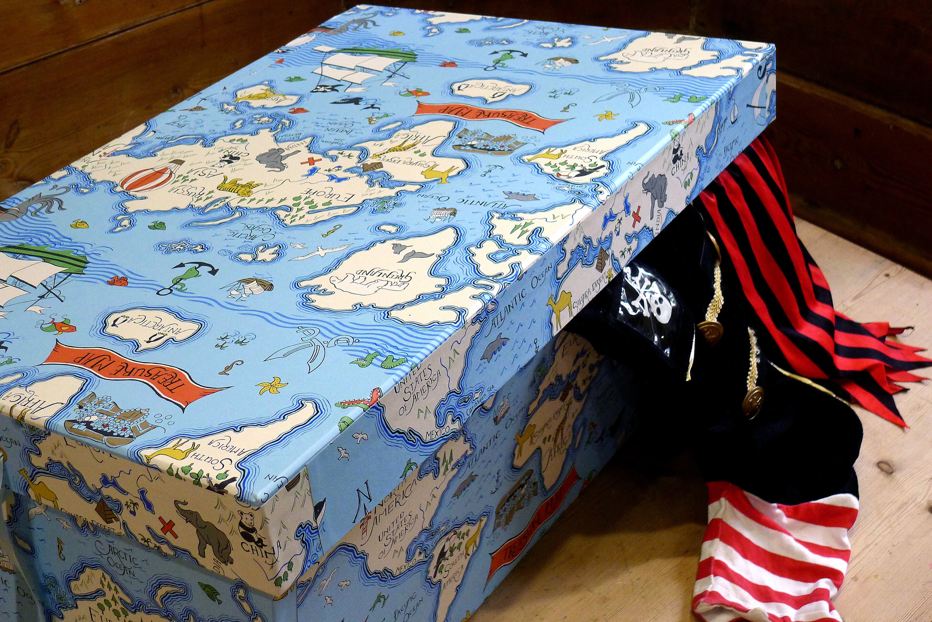 Dressing up Box Treasure Map Design - Etsy