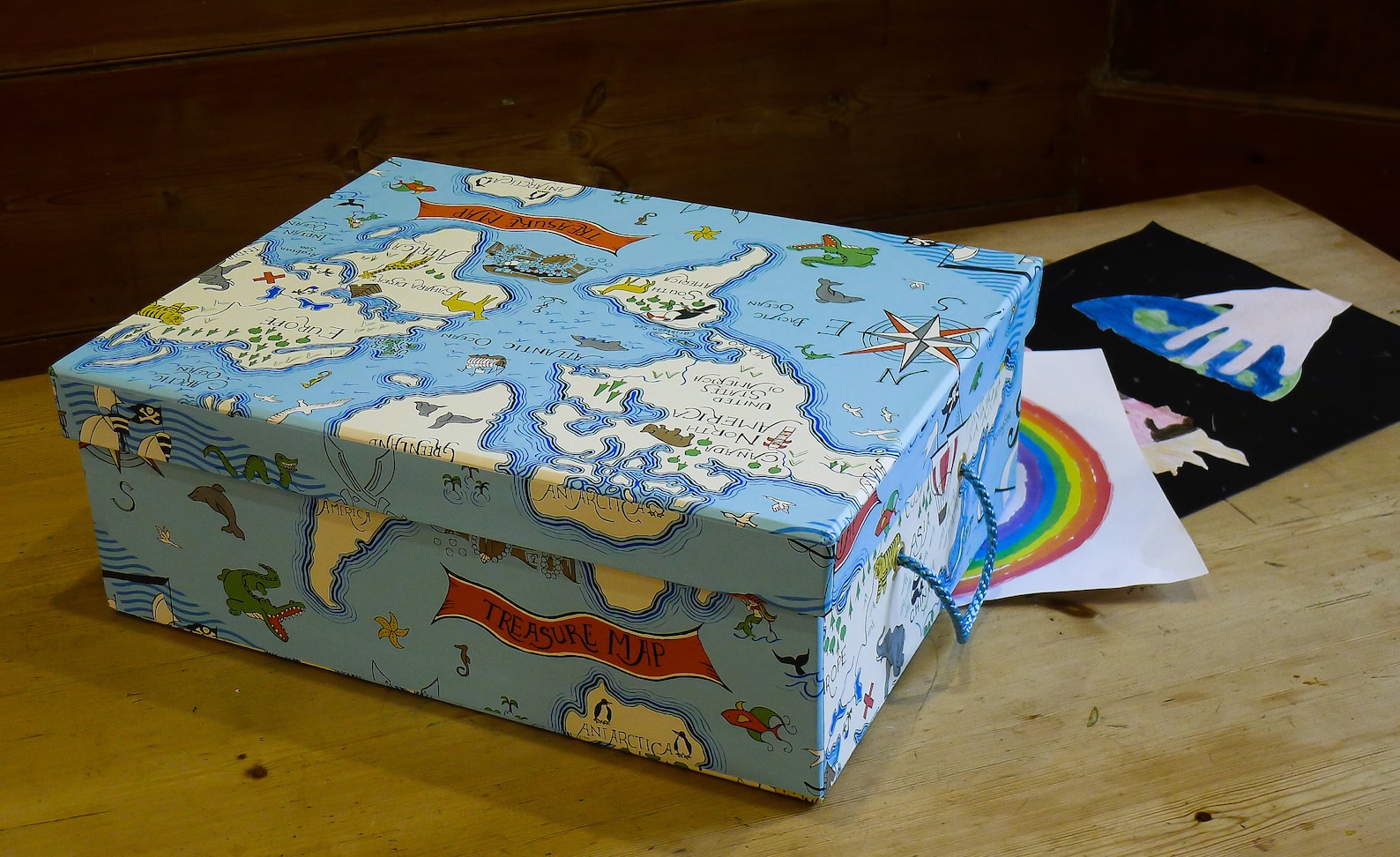 Children's Artwork Box Keepsake Box Artwork Storage - Etsy