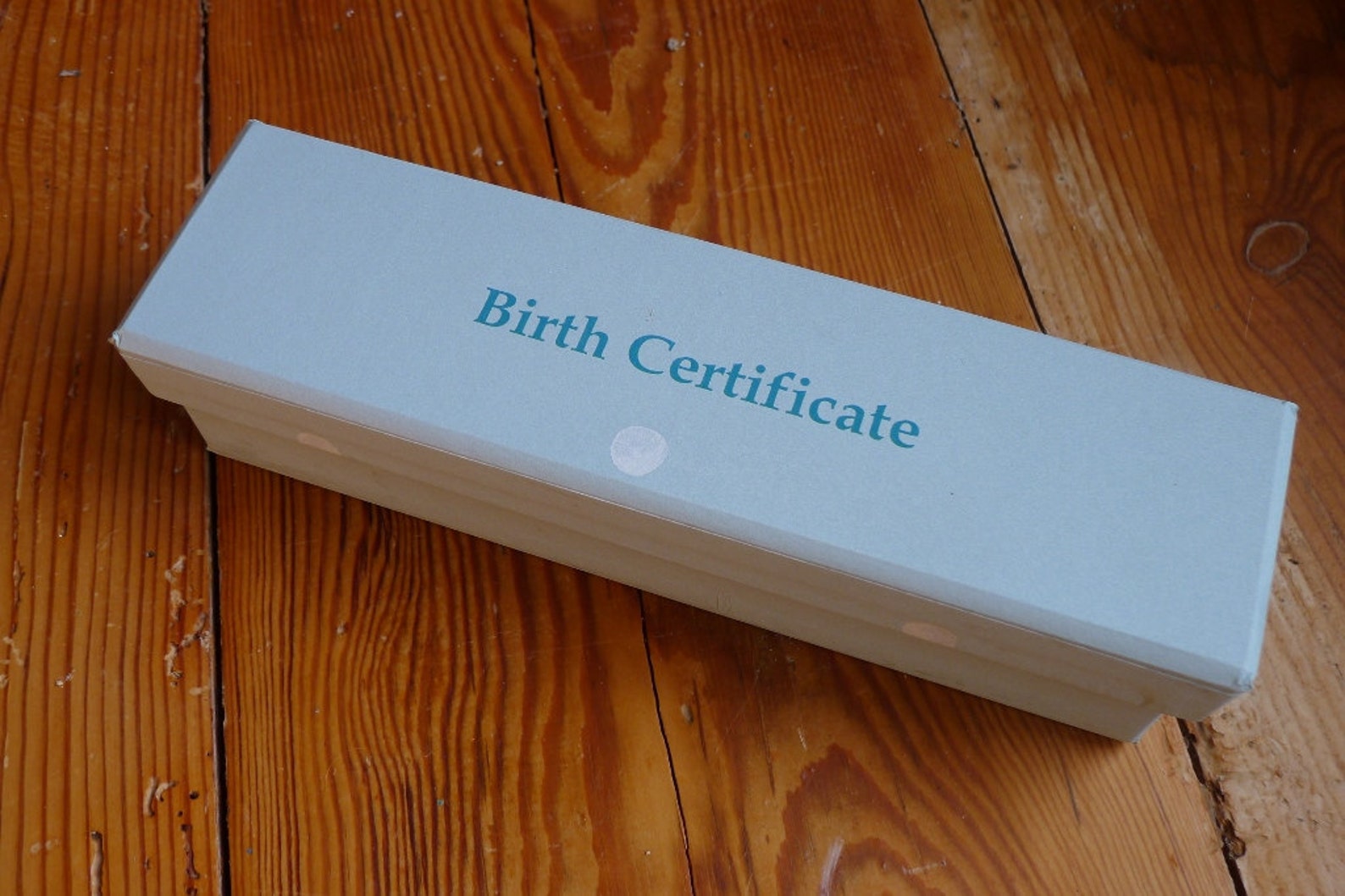 Birth Certificate Box - Etsy