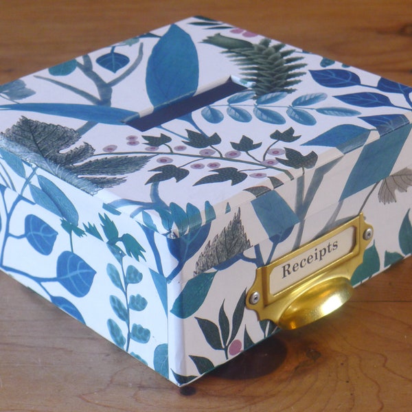 Receipt Storage Box - Etsy
