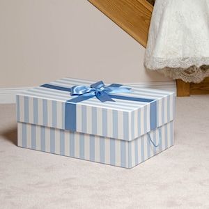Extra Large Wedding Dress Storage Box in Parisienne Blue - Etsy