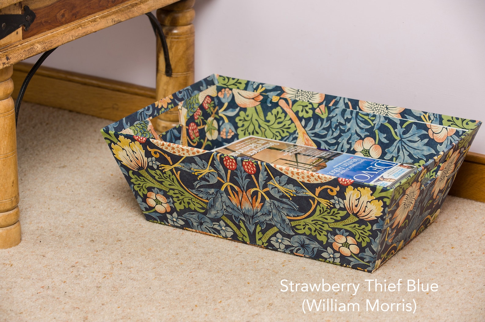 Laundry Trug Home Storage Handmade in England William - Etsy
