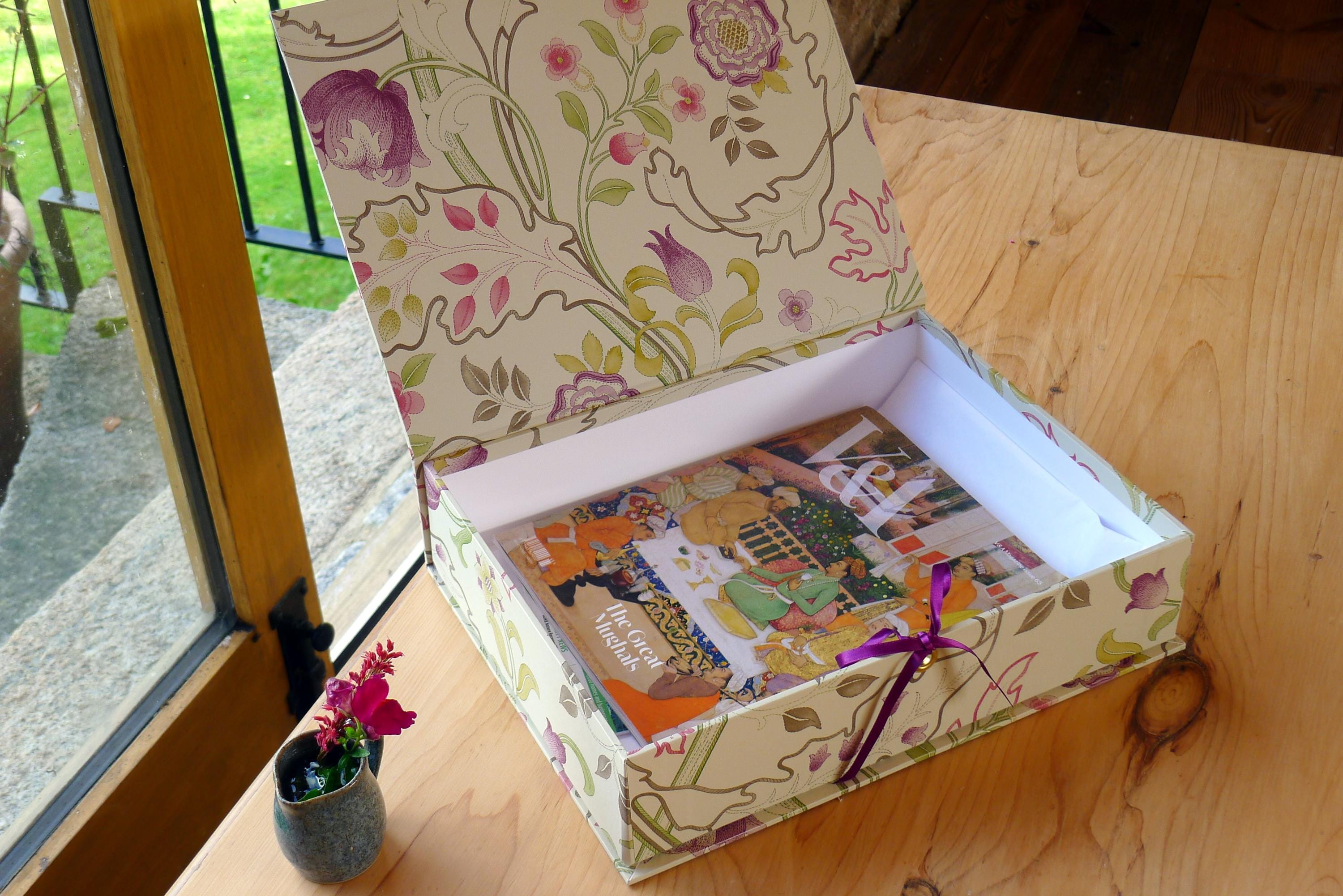 William Morris Box File: Handmade A4 Office Storage - Mary Isobel ...