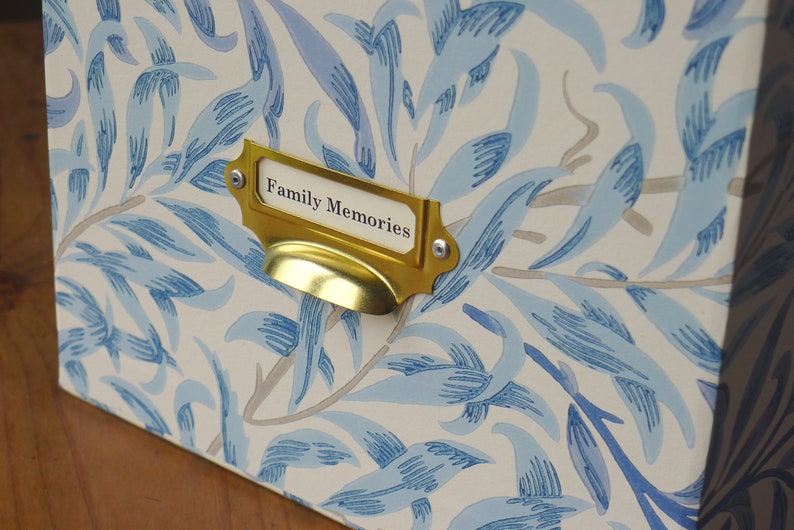 William Morris Memento Box Willow Blue Office Collection & - Etsy
