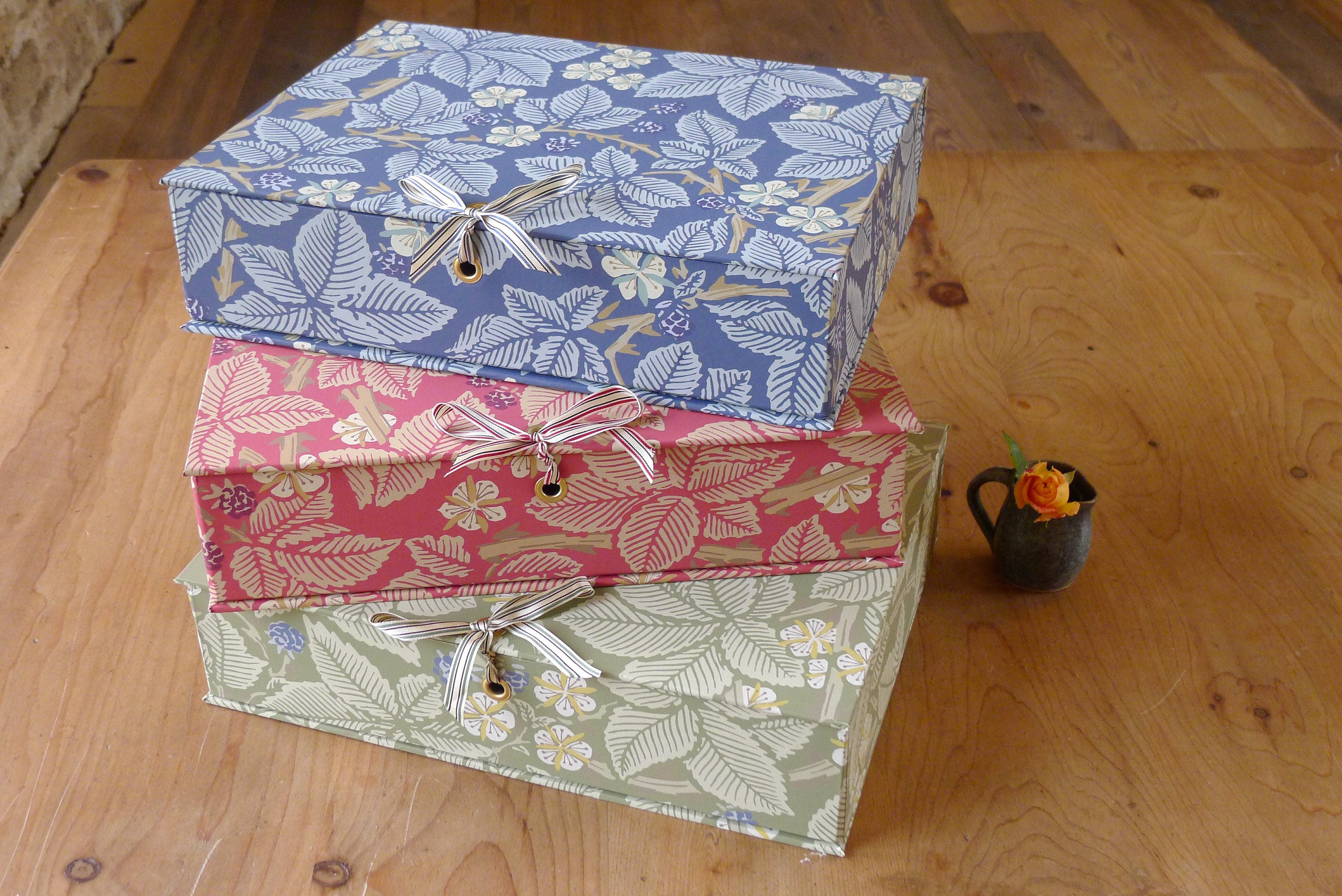 William Morris Box File in Bramble Blue - (A4) Office Collection ...