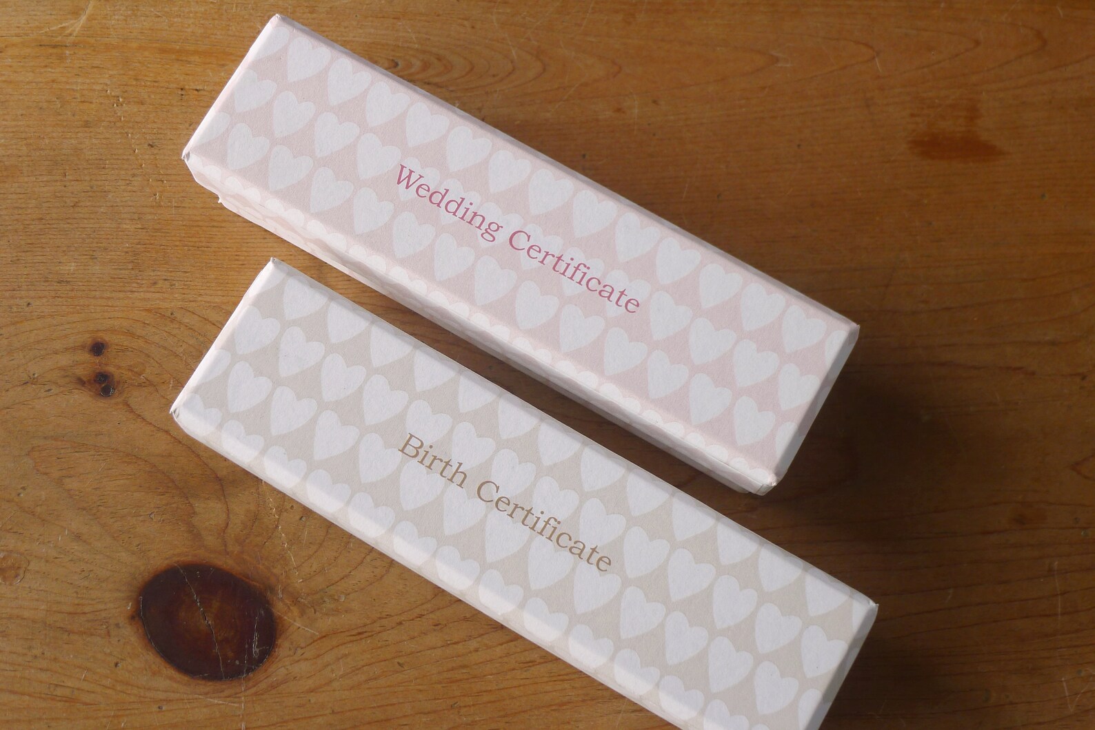 Birth Certificate Box - Etsy UK
