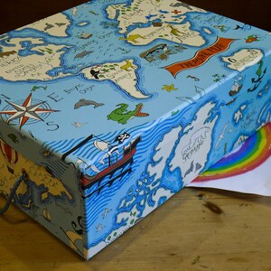 Children's Artwork Box - Keepsake Box - Artwork Storage - Etsy