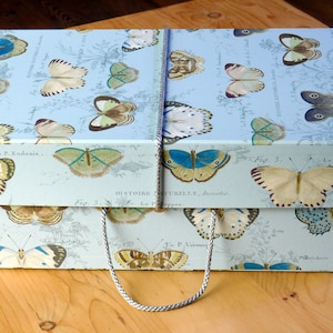 Wedding Travel Maxi Box in Papillon Cloud | Handmade in England ...