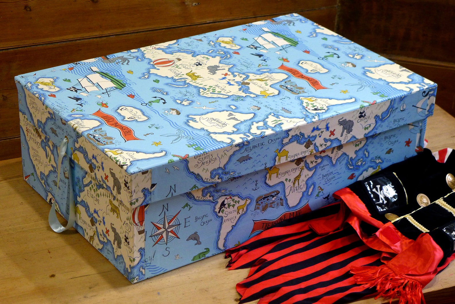 Dressing up Box Treasure Map Design - Etsy