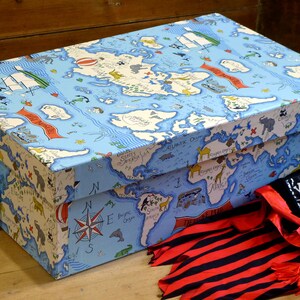 Dressing up Box - Treasure Map Design - Etsy