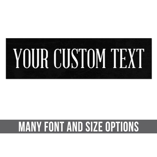 Custom Metal Sign - Etsy