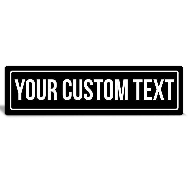 Custom Metal Sign - Etsy