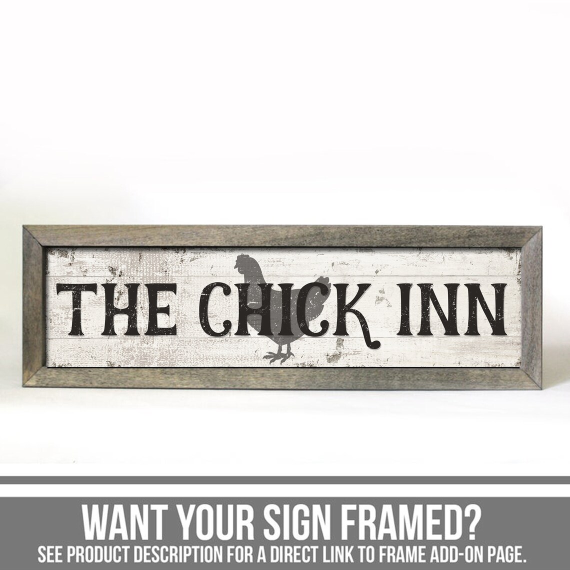 Chicken Coop Sign the Chick Inn Backyard Chicken Chicken | Etsy
