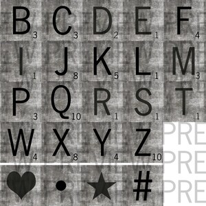 6x6 Metal Scrabble Wall Tiles Scrabble Tiles Scrabble | Etsy