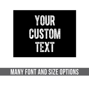 Black Metal Sign, Outdoor Sign, Custom Metal Sign, Metal Signs ...