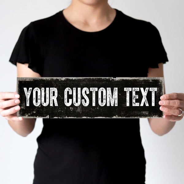 Custom Metal Sign - Etsy