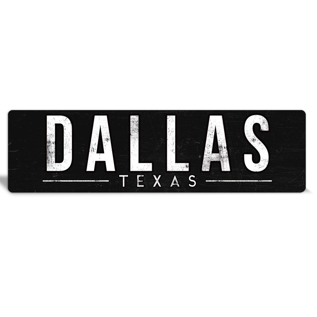 Custom City Sign, Custom State Sign, Home State Sign, Dallas Texas Sign ...