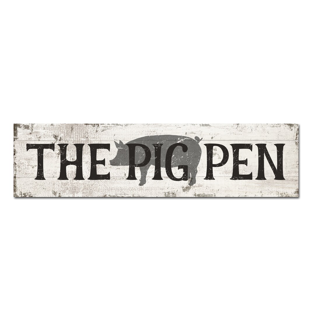 The Pig Pen, Pig Pen Decor, Pig Pen Sign, Pig Sign, Pig Decor, Metal ...