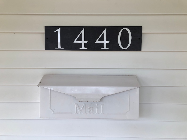 Address Sign Black Address Sign House Numbers Metal Address - Etsy