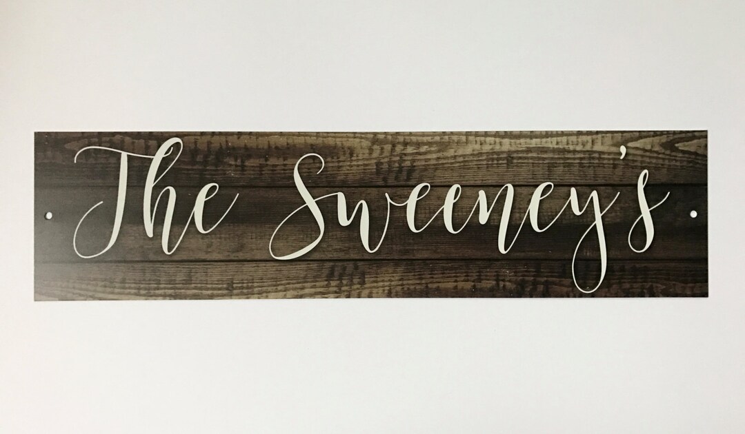 Name Sign Last Name Sign Rustic Name Sign Home Decor - Etsy