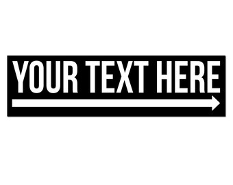 Custom Metal Directional Signs - Etsy