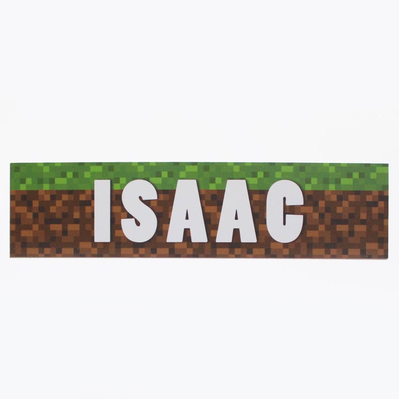 Minecraft Inspired Sign Minecraft Sign Minecraft Decor | Etsy