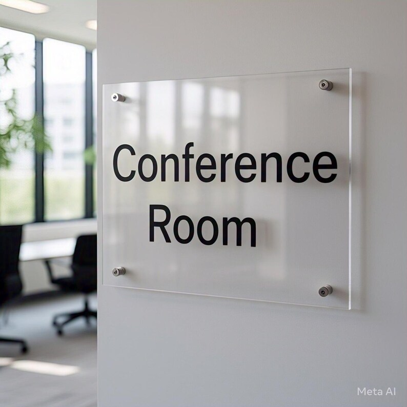 Custom Printed Acrylic Business Sign: Logo, Wedding Decor - Etsy Israel