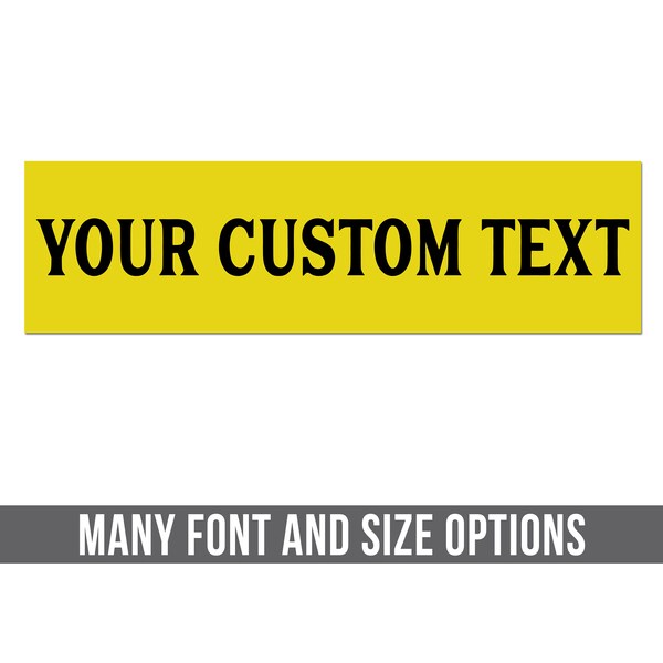 Yellow Metal Sign - Etsy