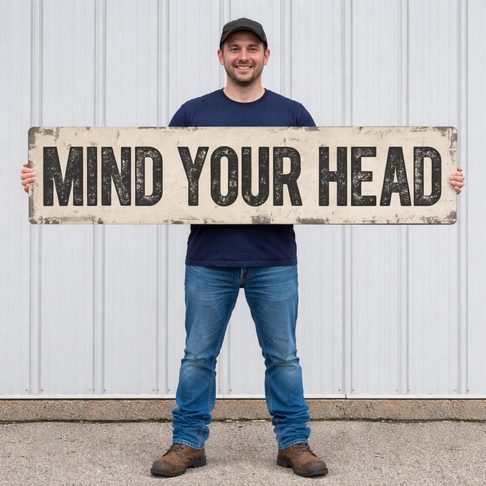 Oversized Rustic Metal Sign: Custom Outdoor Business & Barn Decor - Etsy