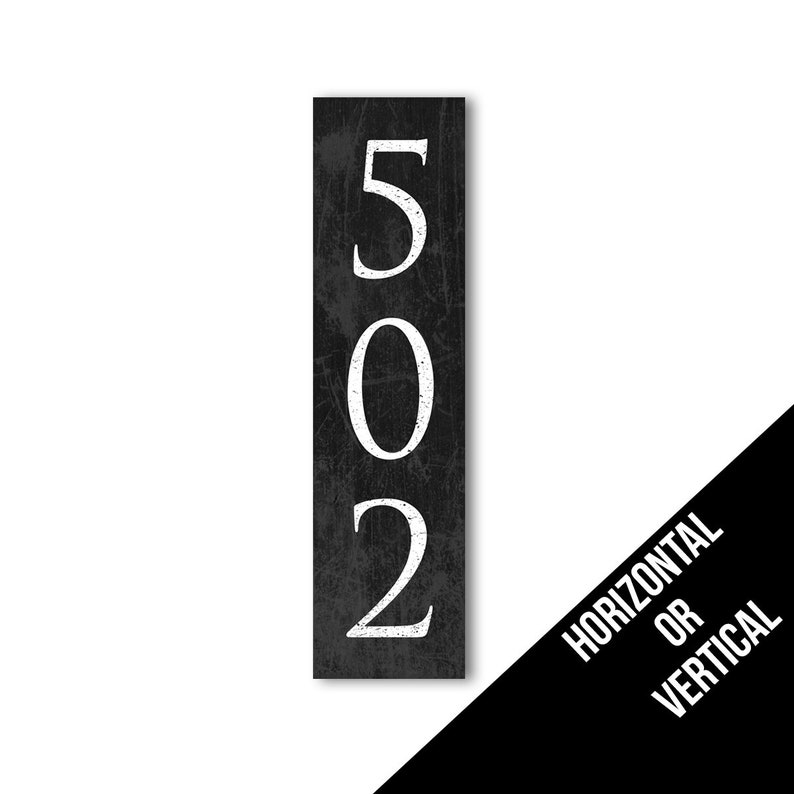 Address Sign Black Address Sign House Numbers Metal Address - Etsy