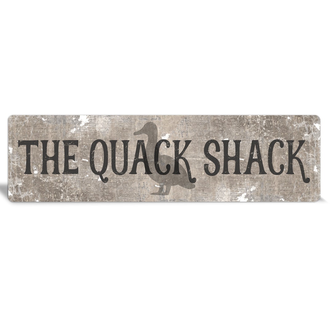 Tan Quack Shack Sign, Duck Sign, Duck Coop, Duck Coop Signs, Duck Coop ...