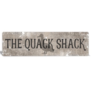 Tan Quack Shack Sign, Duck Sign, Duck Coop, Duck Coop Signs, Duck Coop ...