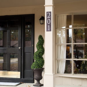 Address Sign, Black Address Sign, House Numbers, Metal Address Sign ...