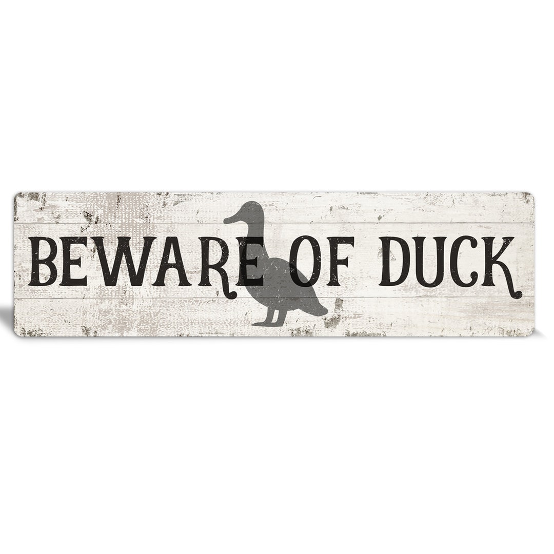 Beware of Duck, Duck Decor, Duck Sign, Duck House, Duck Decor, Metal ...