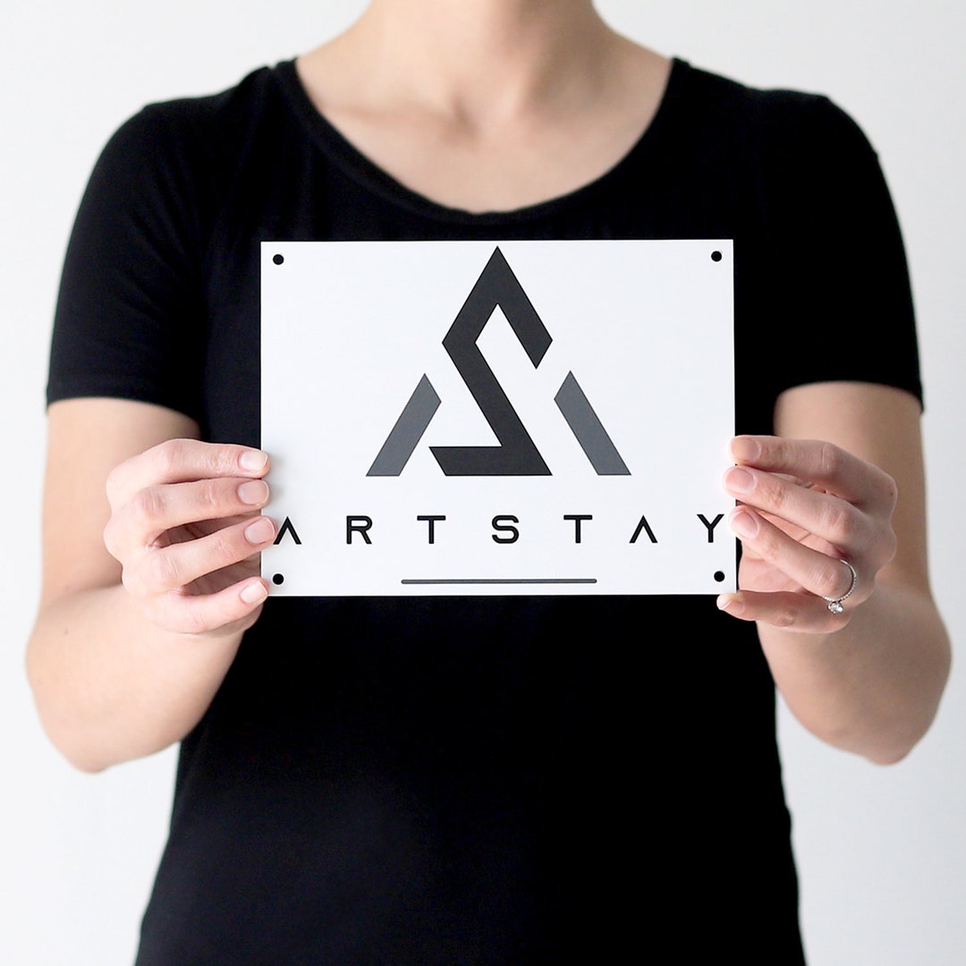 Custom Logo Sign, Metal Logo Sign, Business Sign, Business Logo Sign ...