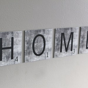 6x6 Metal Scrabble Wall Tiles Scrabble Tiles Scrabble | Etsy