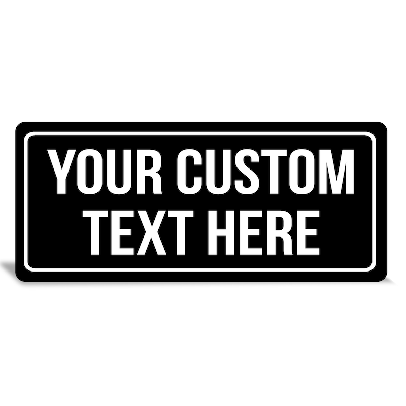 Custom Metal Sign - Etsy