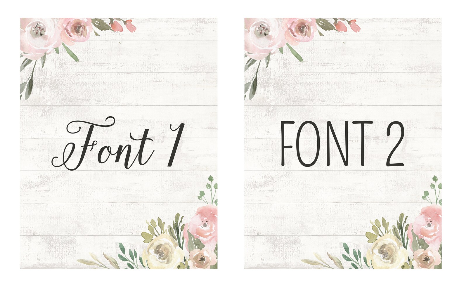 Floral Canvas Sign Hanging Canvas Sign Custom Name Sign - Etsy