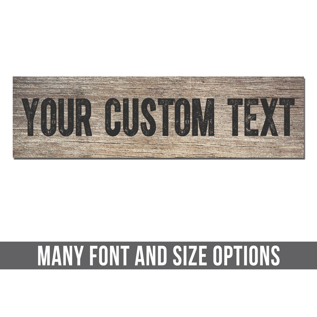 Faux Wood Metal Sign Custom Metal Signs Outdoor Sign Cabin - Etsy