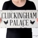 Cluckingham Palace Chicken Coop Sign: Rustic Metal Decor - Etsy