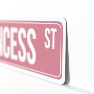 Custom Metal Street Sign: Pink Outdoor Decor - Etsy