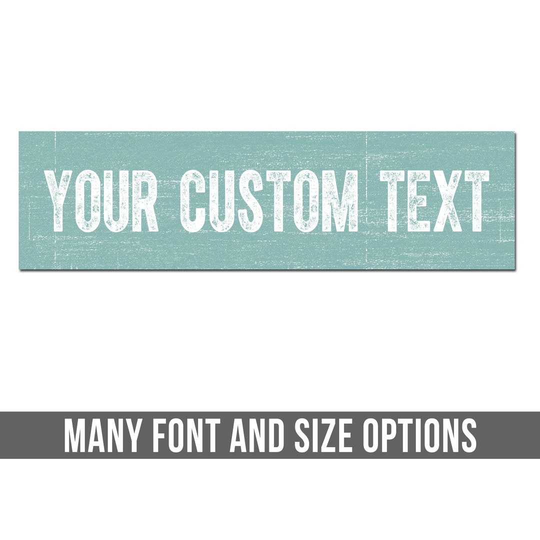 Custom Sign Blue Metal Sign Outdoor Sign Business Sign - Etsy