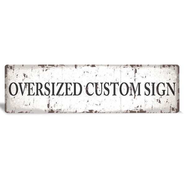 Rusted Metal Sign - Etsy