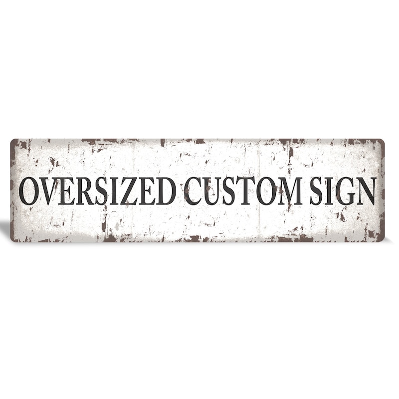 Rusted Metal Sign - Etsy