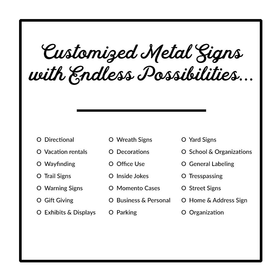 Custom Metal Street Sign: Pink Outdoor Decor - Etsy